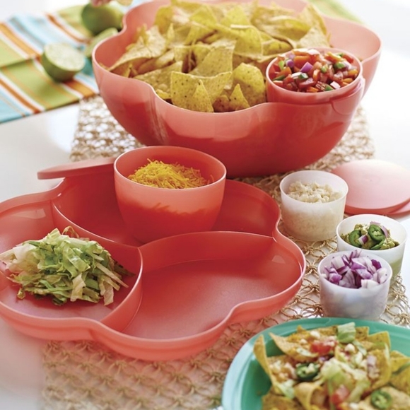 Tupperware | Kitchen | Tupperware Chip N Dip 6 Piece Set New | Poshmark